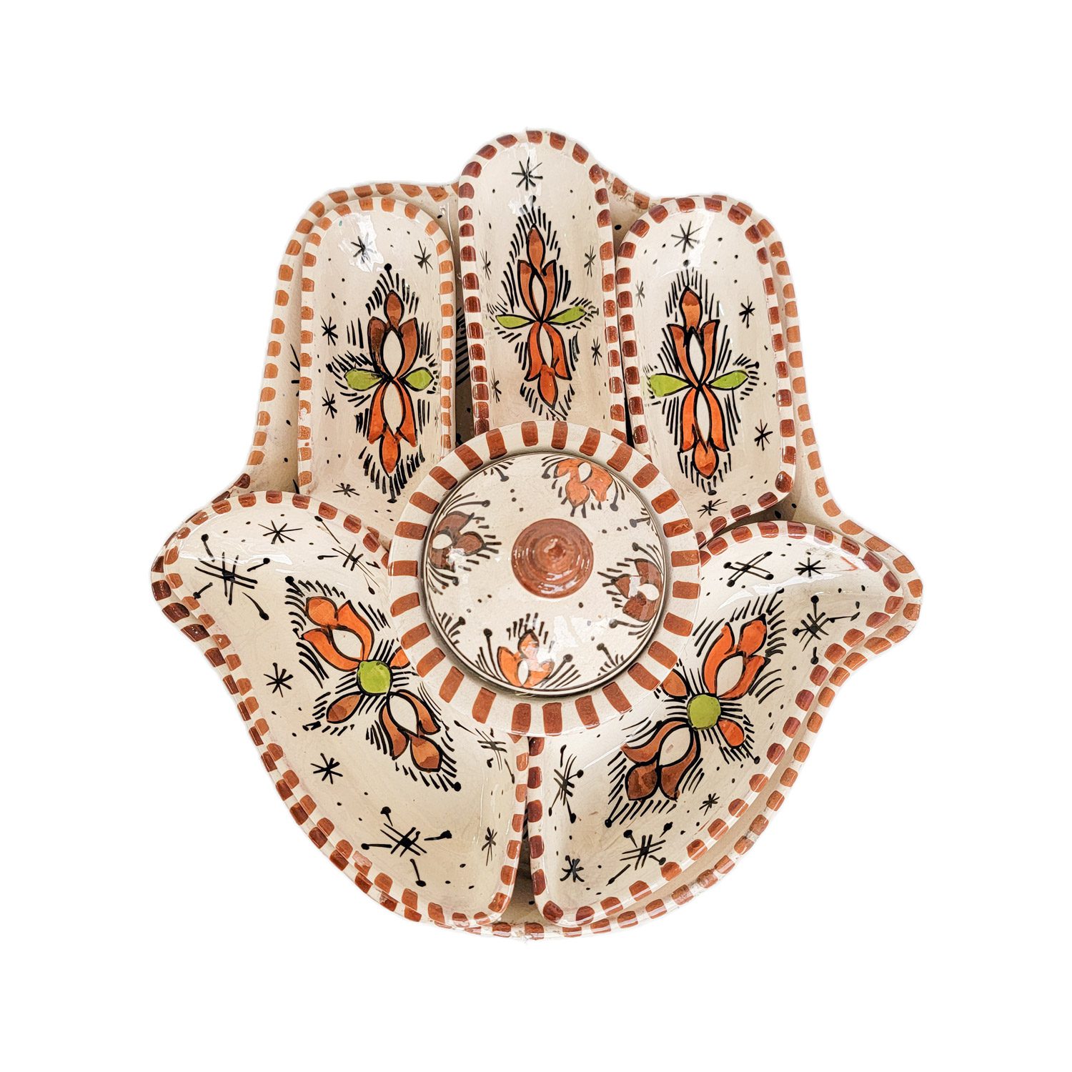 Set de Pocillos M Mano de Fátima 12 - Made in Marruecos