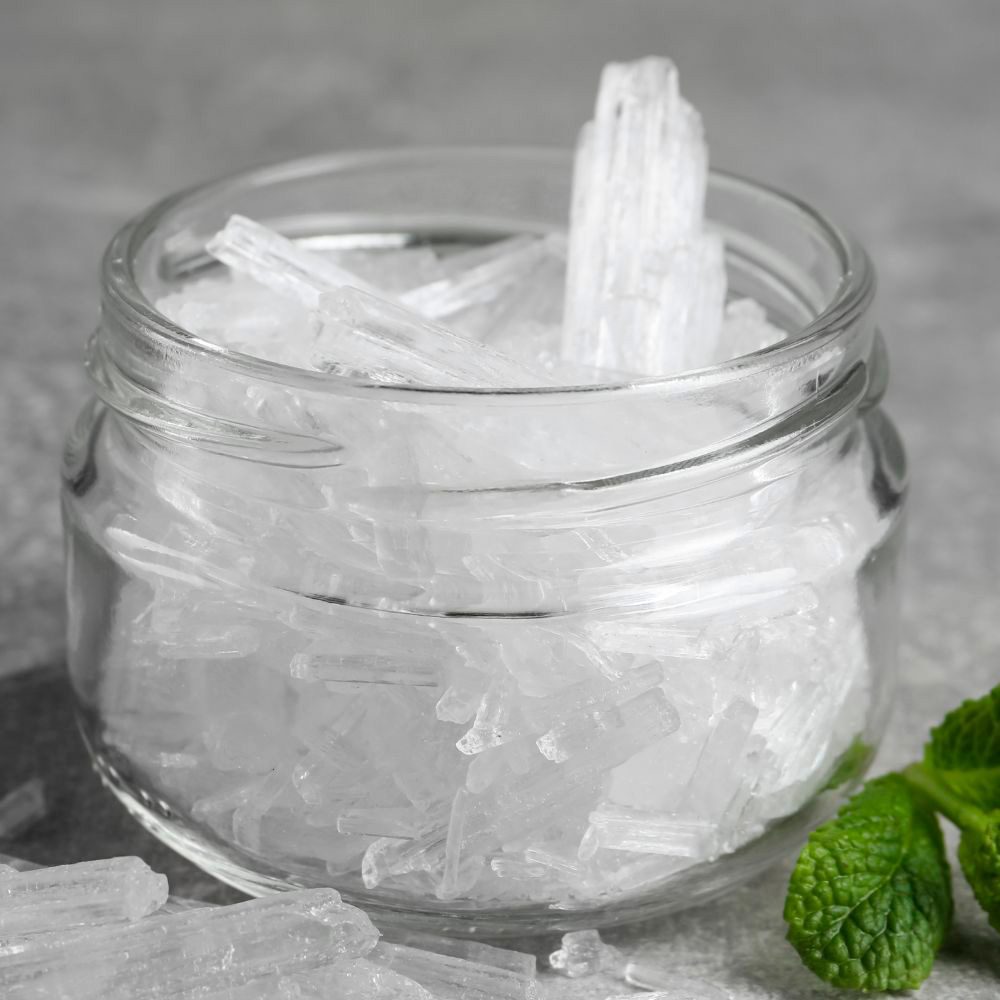 Mentol Cristal puro de Marruecos - Descongestiona y alivia dolor